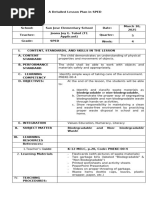 SCIENCE 5es LESSON PLAN | PDF | Lesson Plan | Learning