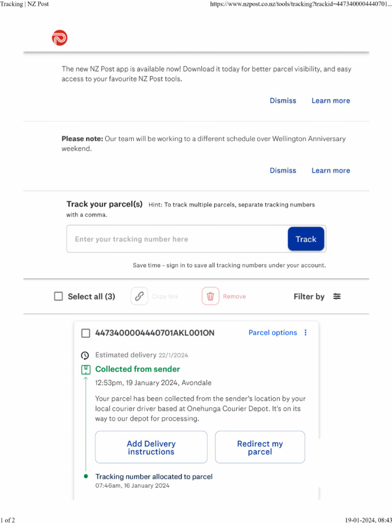 Tracking Details - Different | PDF