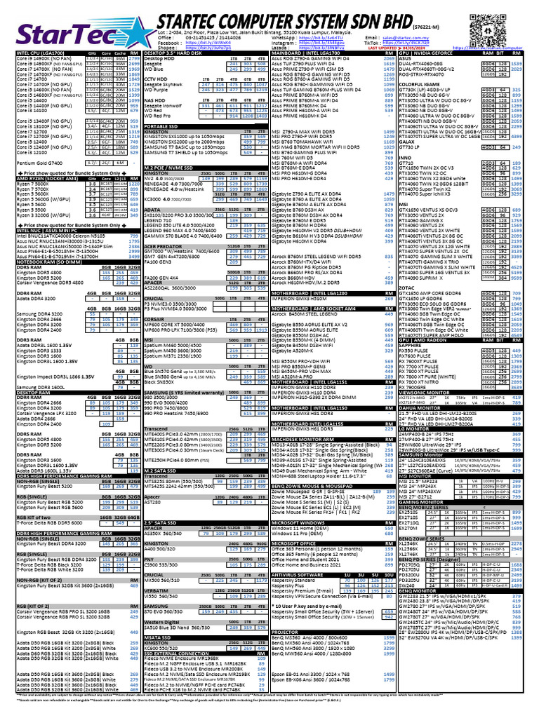 Stech 1 | PDF | Computer Hardware | Computer Architecture