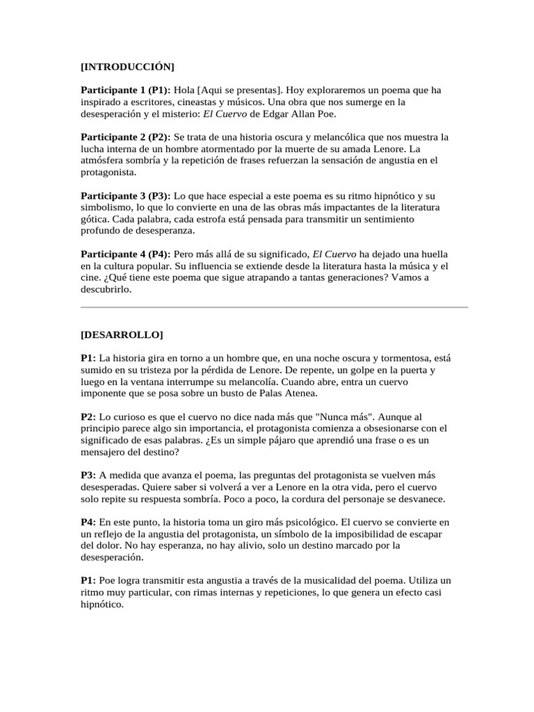 Dalianis | PDF | El Cuervo