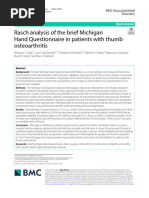 Brief Michigan Hand Questionnaire With Scoring | PDF | Race And ...