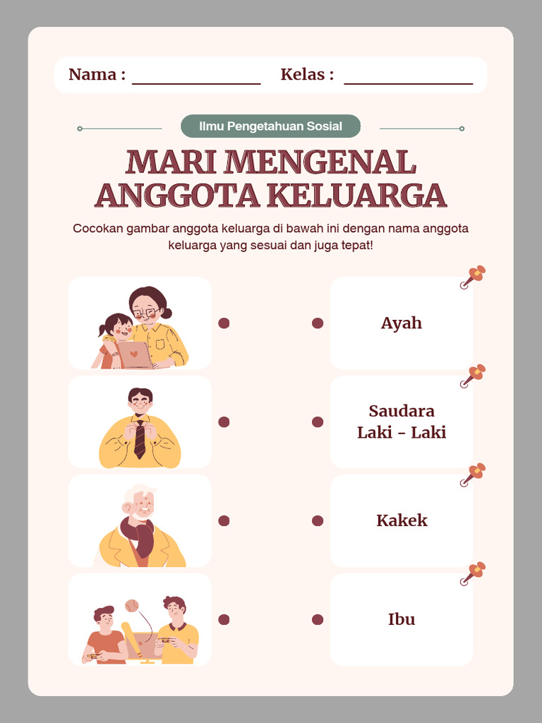 Mengenal Anggota Keluarga Laki-Laki | PDF