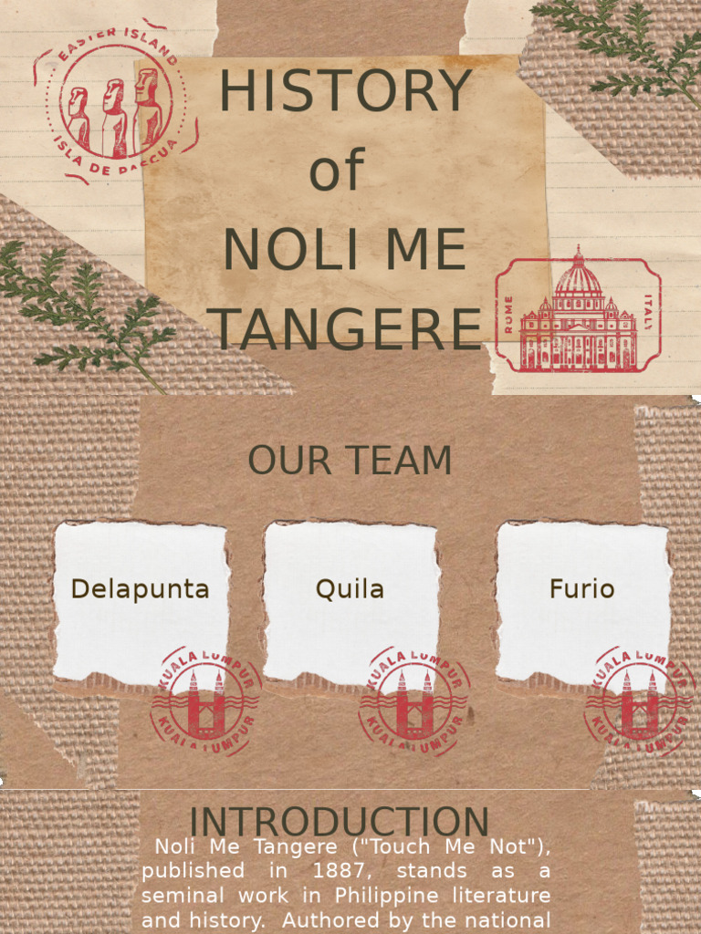 Cover Noli Me Tangere DFQ | PDF