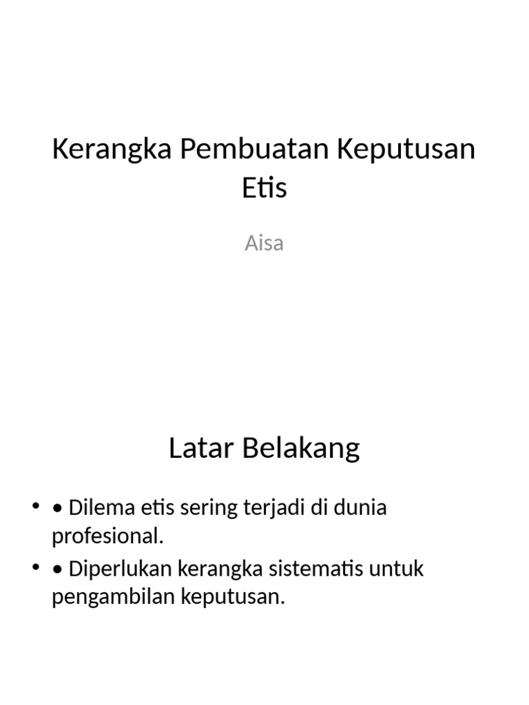 PowerPoint_Kerangka_Keputusan_Etis | PDF