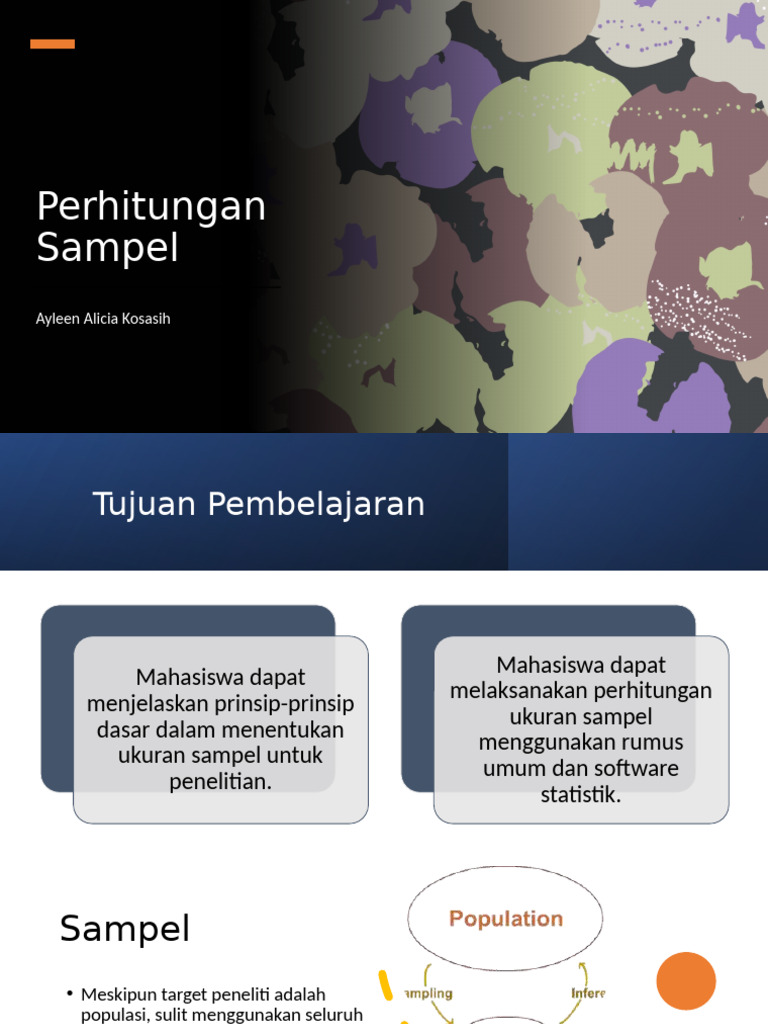 Perhitungan Sampel | PDF