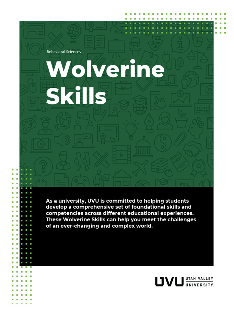 Wolverine Skills Development Guide | PDF | Evaluation | Science