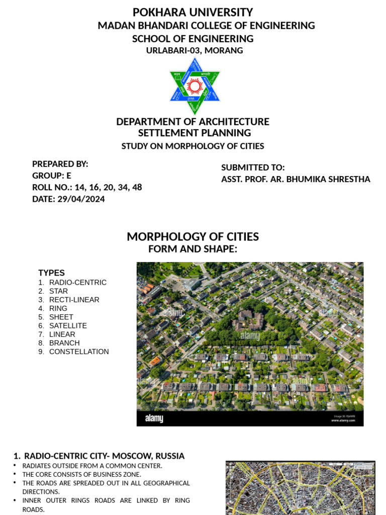Radiocentric Settlement Morphology Study | PDF | Planning | Urban Planning