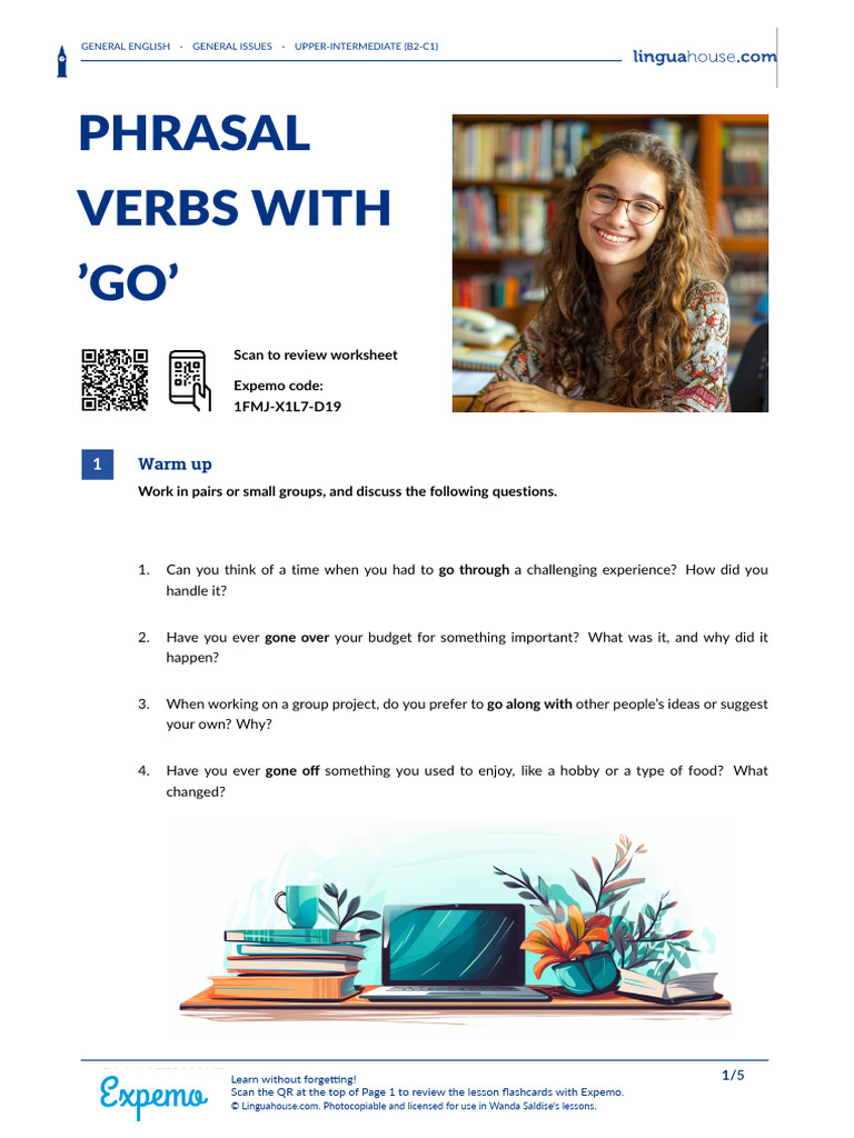 Phrasal Verbs With Go British English Student | PDF