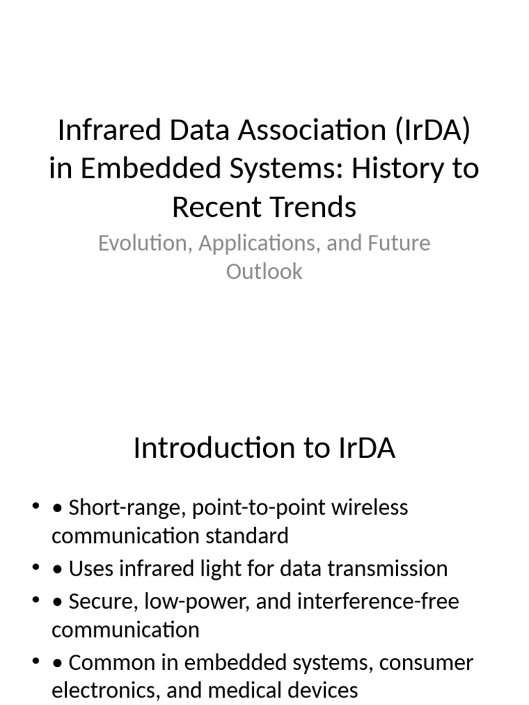IrDA Embedded Systems | PDF