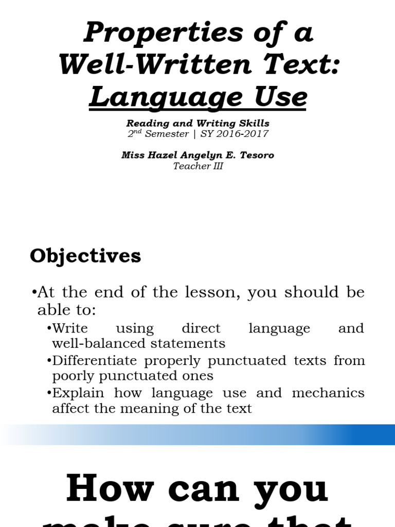 Properties of Effective Text Writing | PDF | Ultraviolet | Sunglasses
