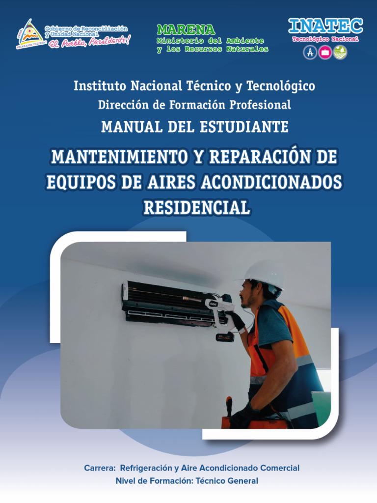 Mantenimiento Y Reparación De Aires Acondicionados Pdf Refrigerante