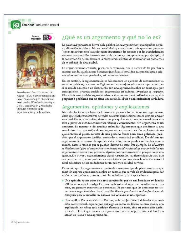 La Argumentación | PDF