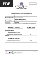 DepEd Travel Authority Form Template | PDF | Government