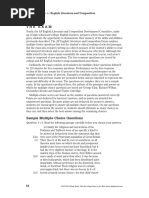 AP Lit Practice Exam #1 Overview | PDF | Multiple Choice