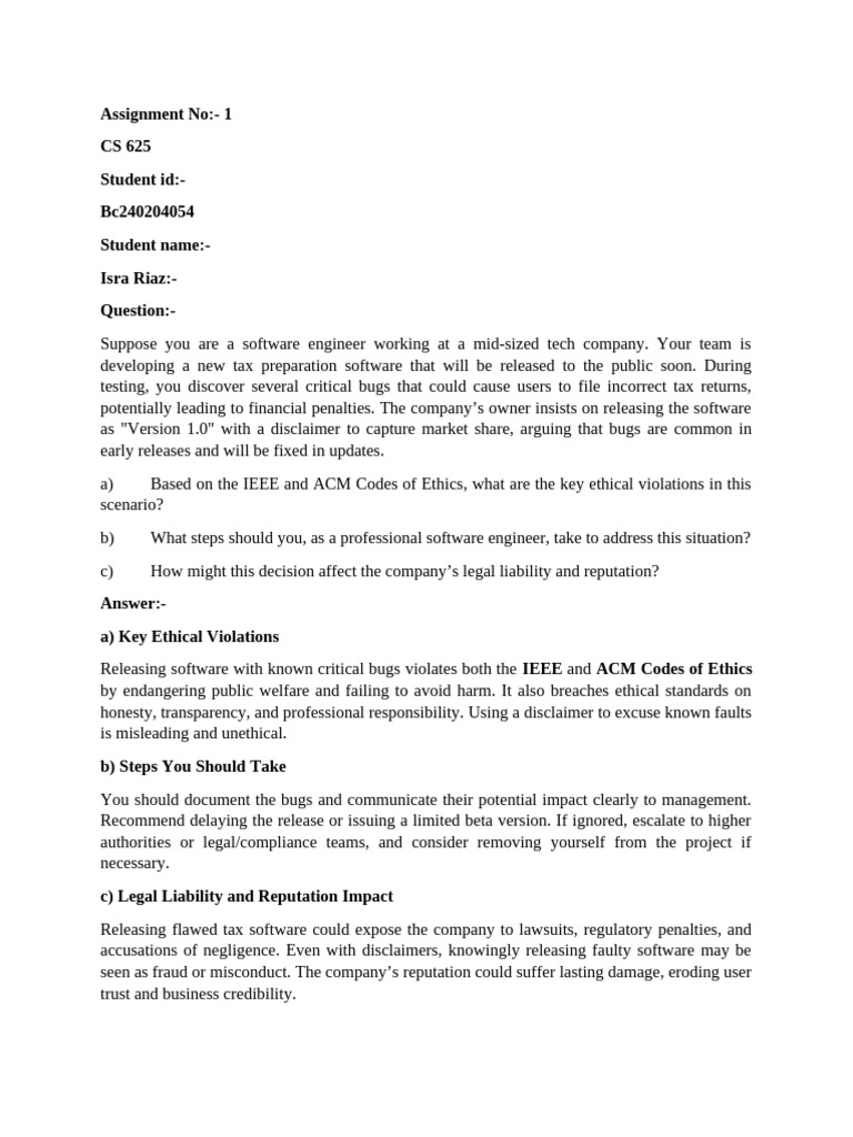 Spring 2025 - CS625 - 1 - BC240204054 | PDF