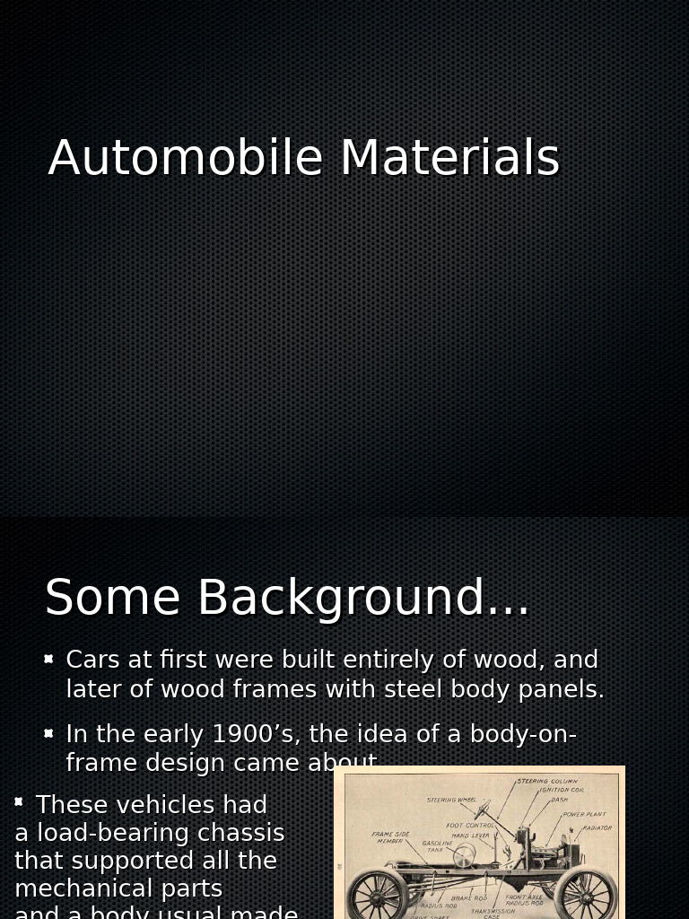 Evolution of Automotive Materials | PDF | Automotive Industry | Vehicle ...