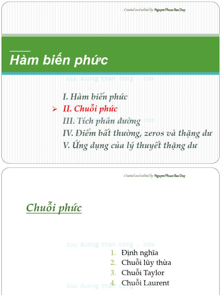 Toan Ky Thuat Part 3 2 Chuoi Phuc (Cuuduongthancong - Com) | PDF