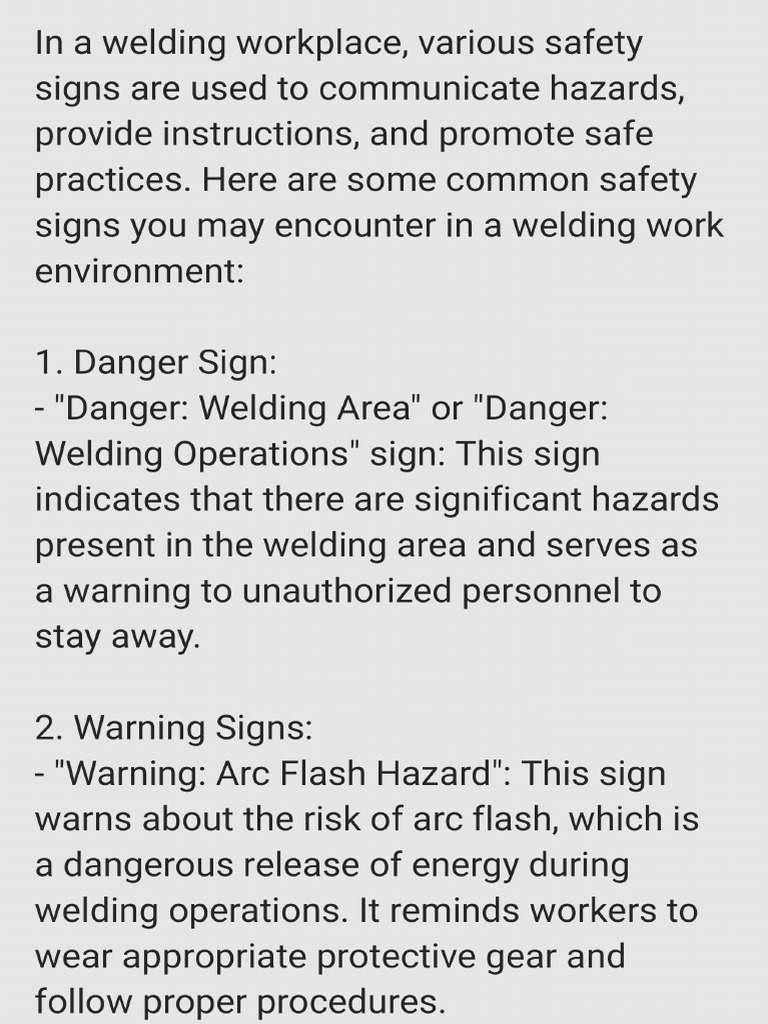 Safety Signs in Workplace | PDF