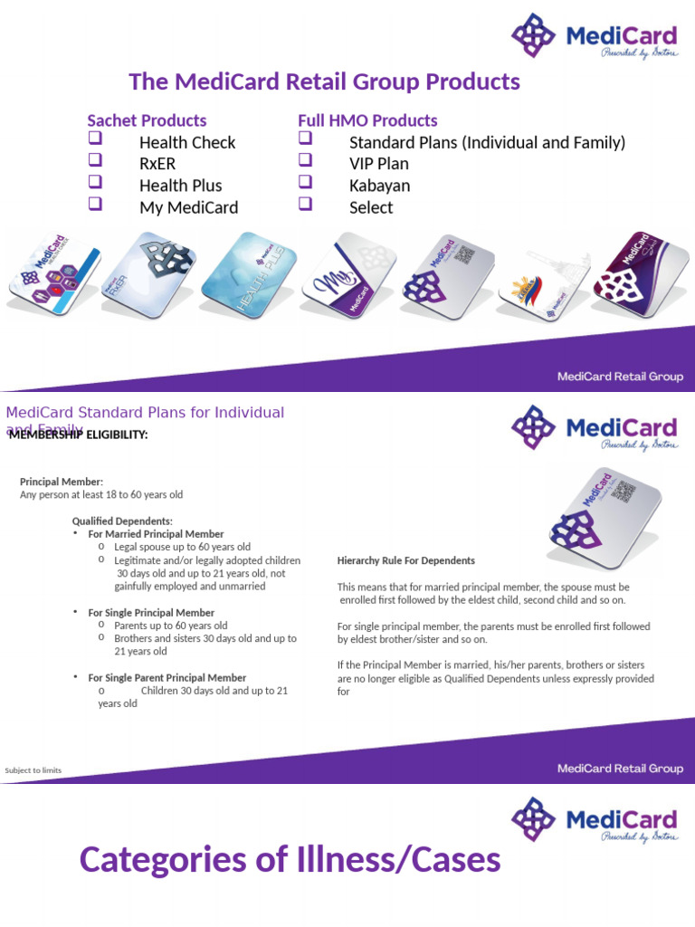MediCard Plans Overview and Benefits | PDF | Physical Examination ...