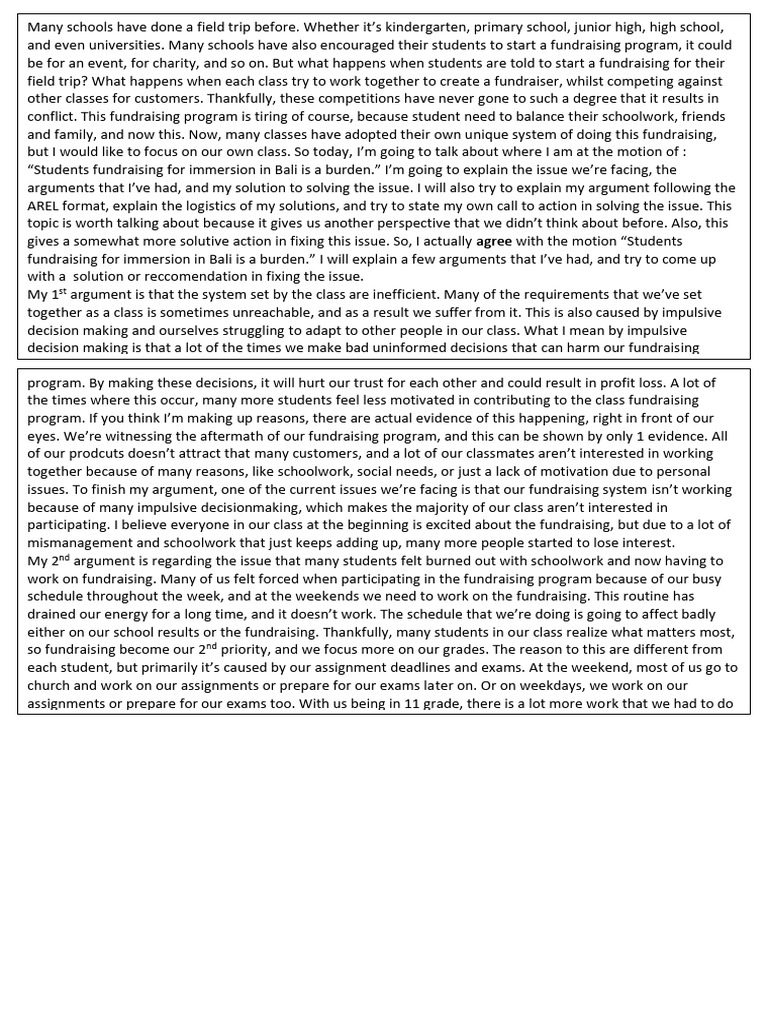 Cue Cards Script Speech Fundraising | PDF | Behavioural Sciences ...