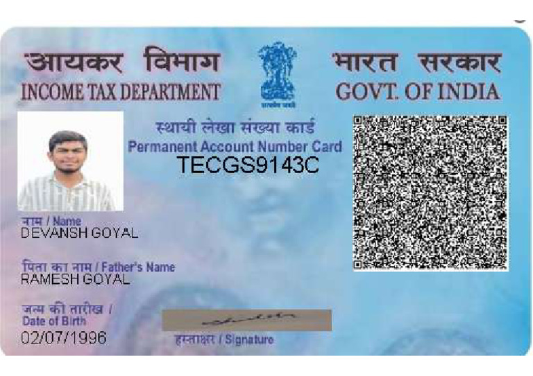 Pan Card | PDF
