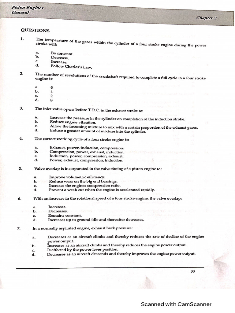 Engines Oxf Ques | PDF