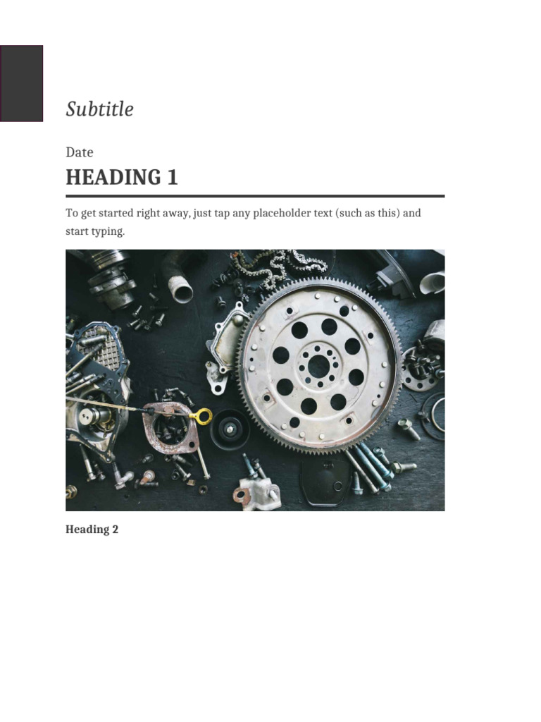 Title: Heading 1 | PDF
