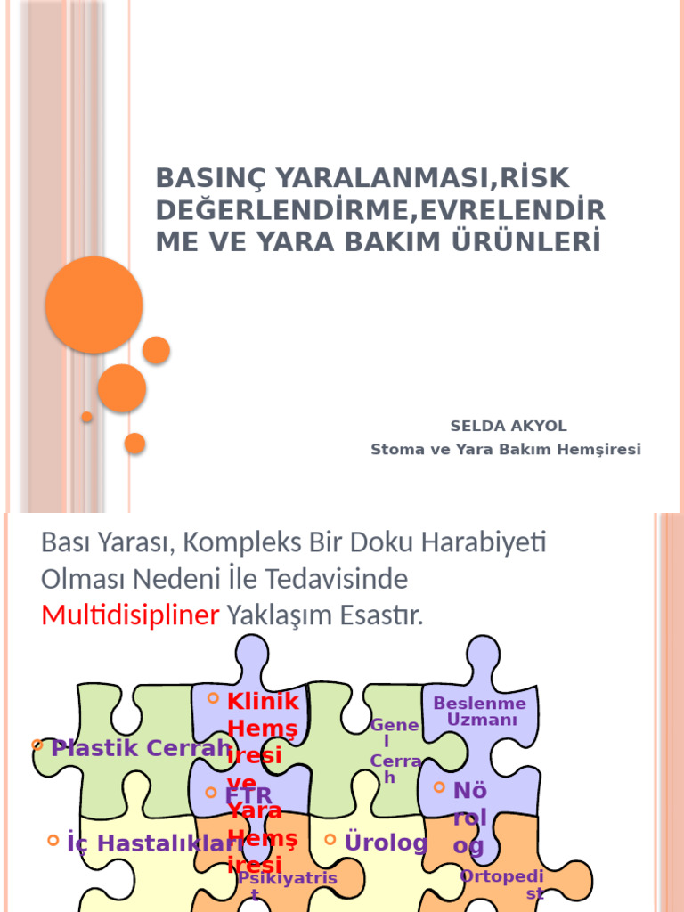 Yara Bakim, Ri̇sk Değerlendi̇rme, Evreleme Ve Ü rÜ Nler | PDF