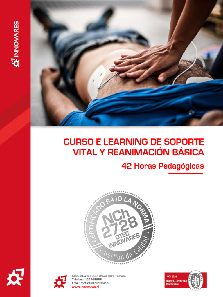 Programa Curso E Learning Soporte Vital y Reanimación Básica OTEC Innovares | PDF | Reanimación ...