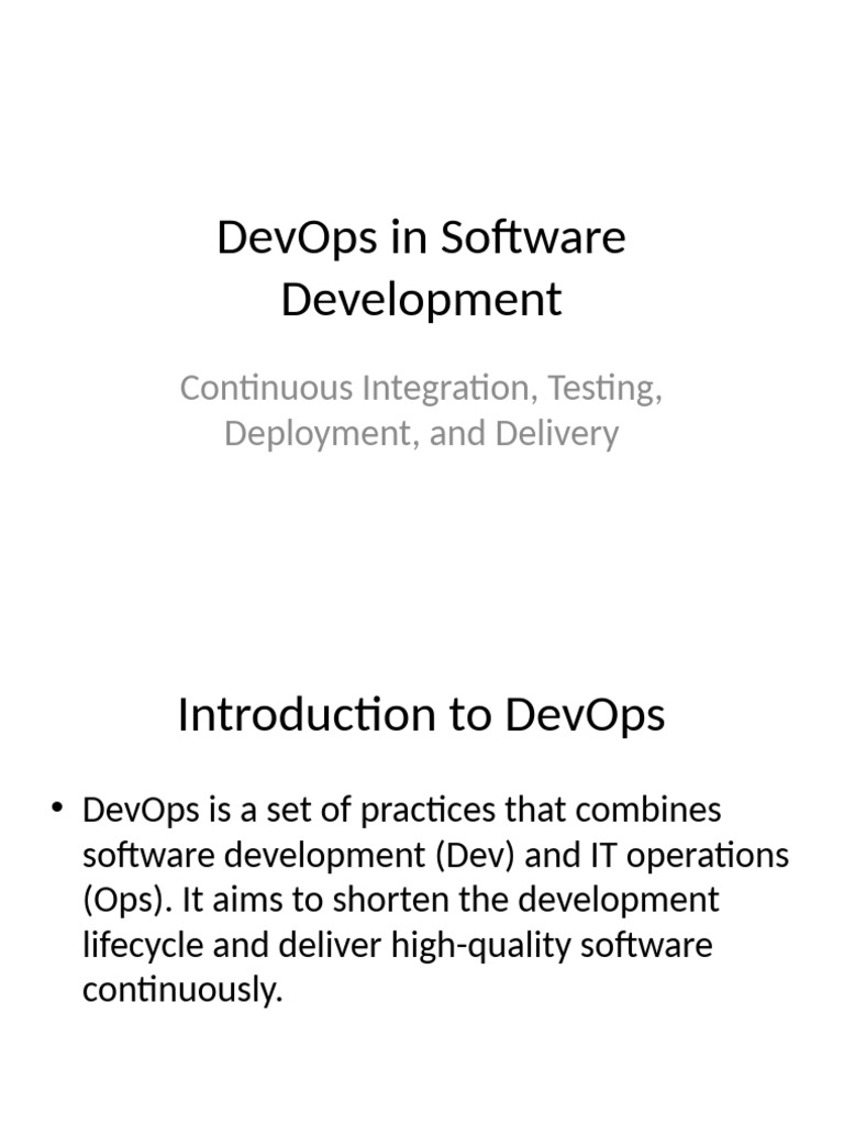 DevOps Seminar Presentation Enhanced | PDF