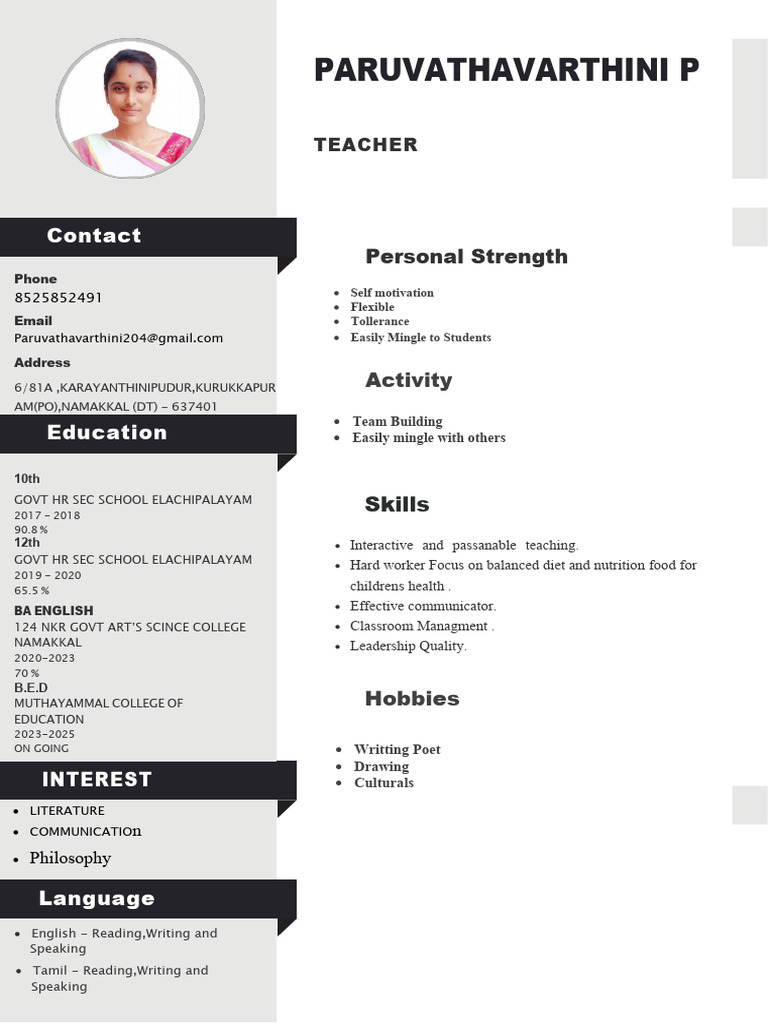 Professional Modern CV Resume (2) .Docx PARU | PDF