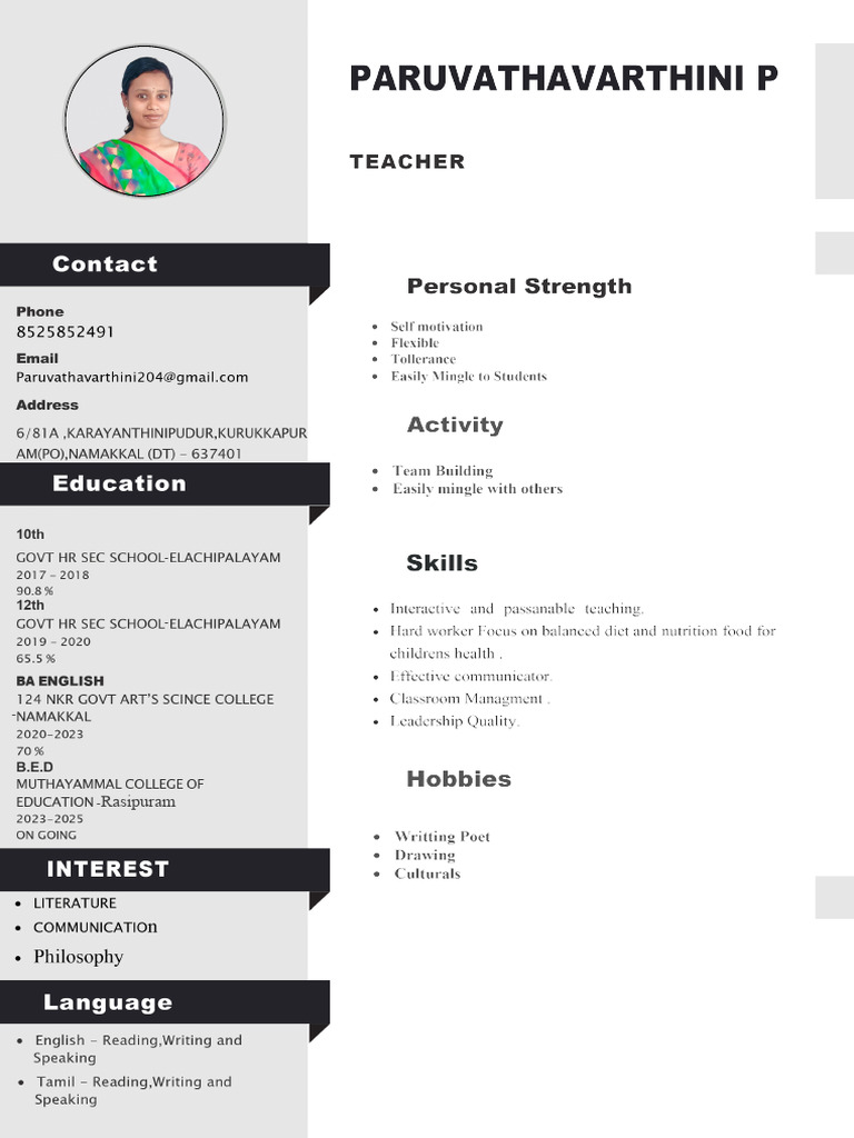 Professional Modern CV Resume (2) .Docx PARU03 | PDF