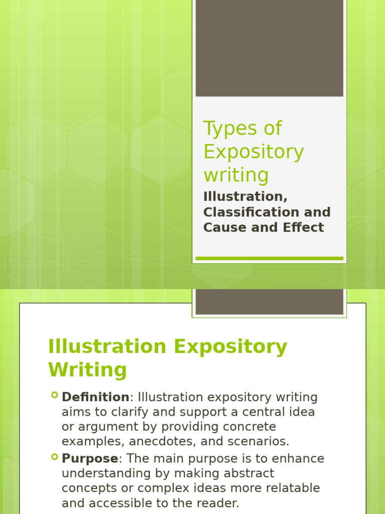 Types of Expository Writing | PDF | Essays | Causality