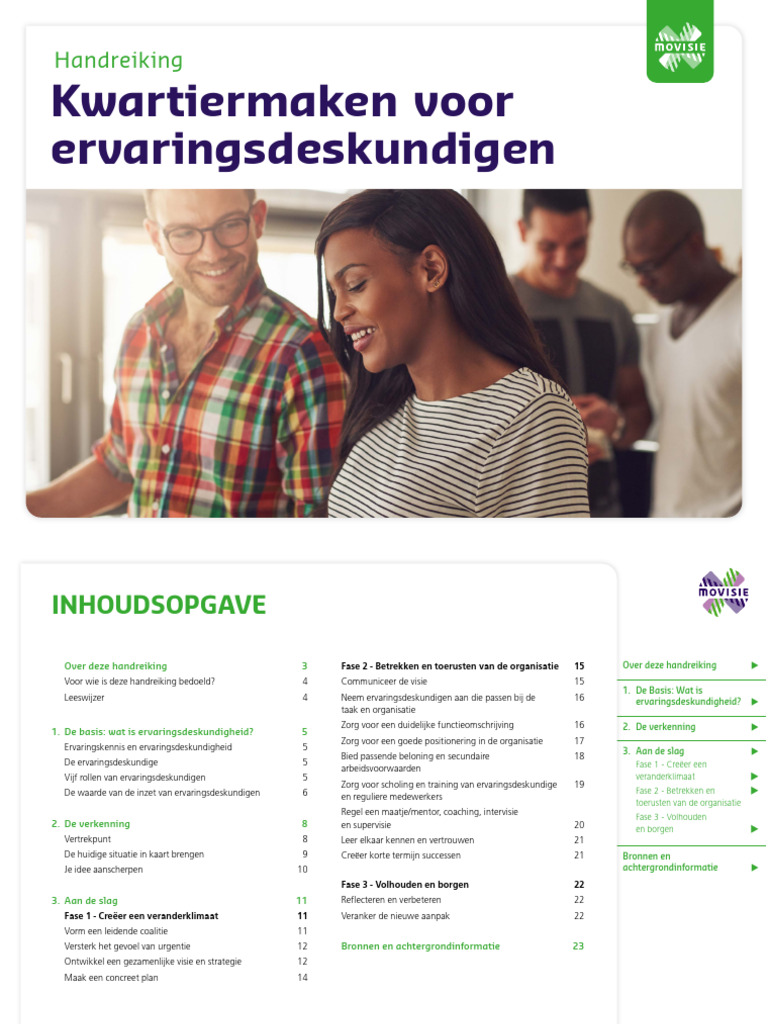 Kwartiermaken Voor Ervaringsdeskundigen 2022 0 | PDF