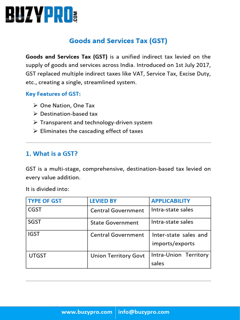 GST Registration (1) - 1 | PDF