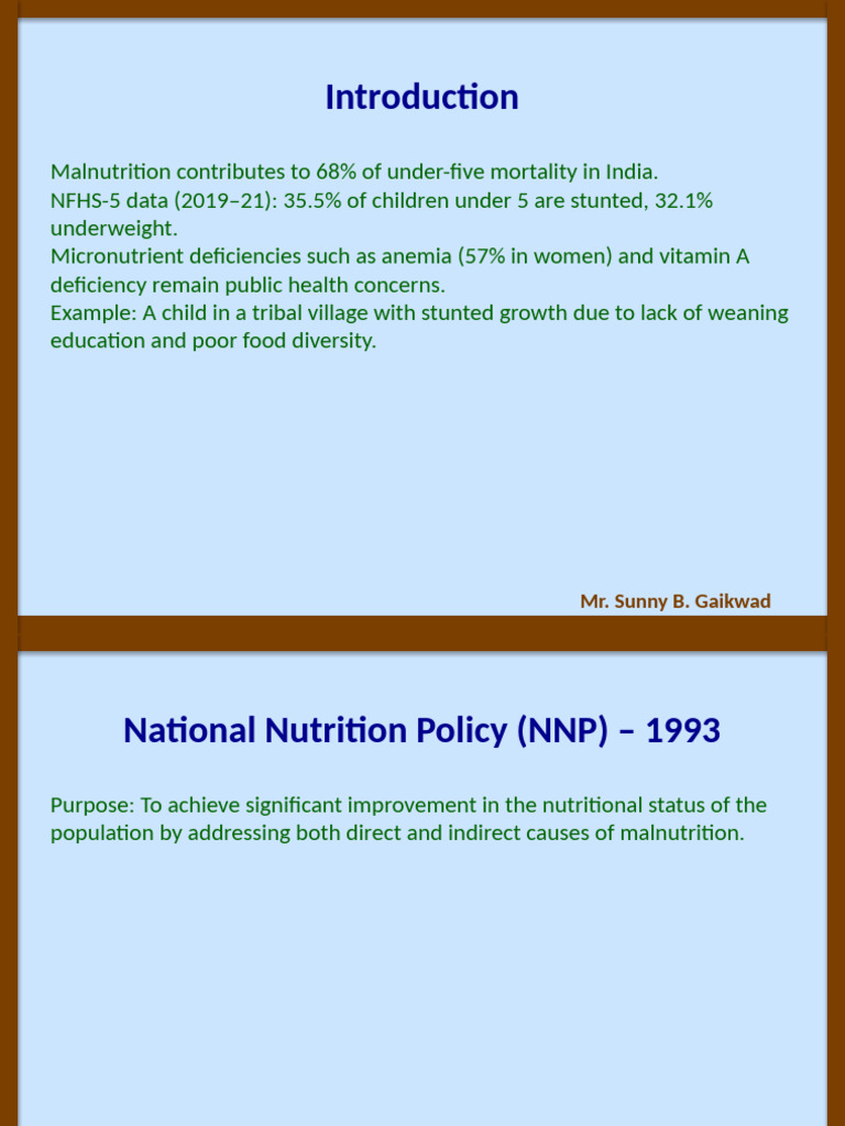 Complete National Nutrition Programs Sunny | PDF | Human Nutrition ...