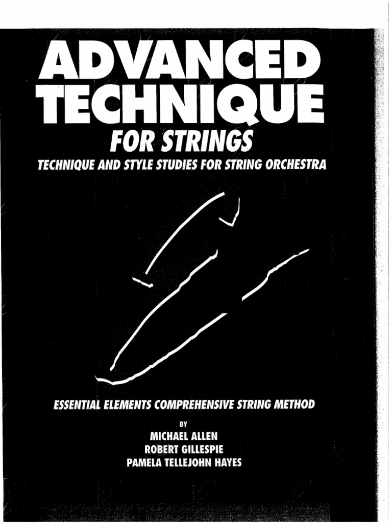 Advanced Techniques For Strings - Cello | PDF