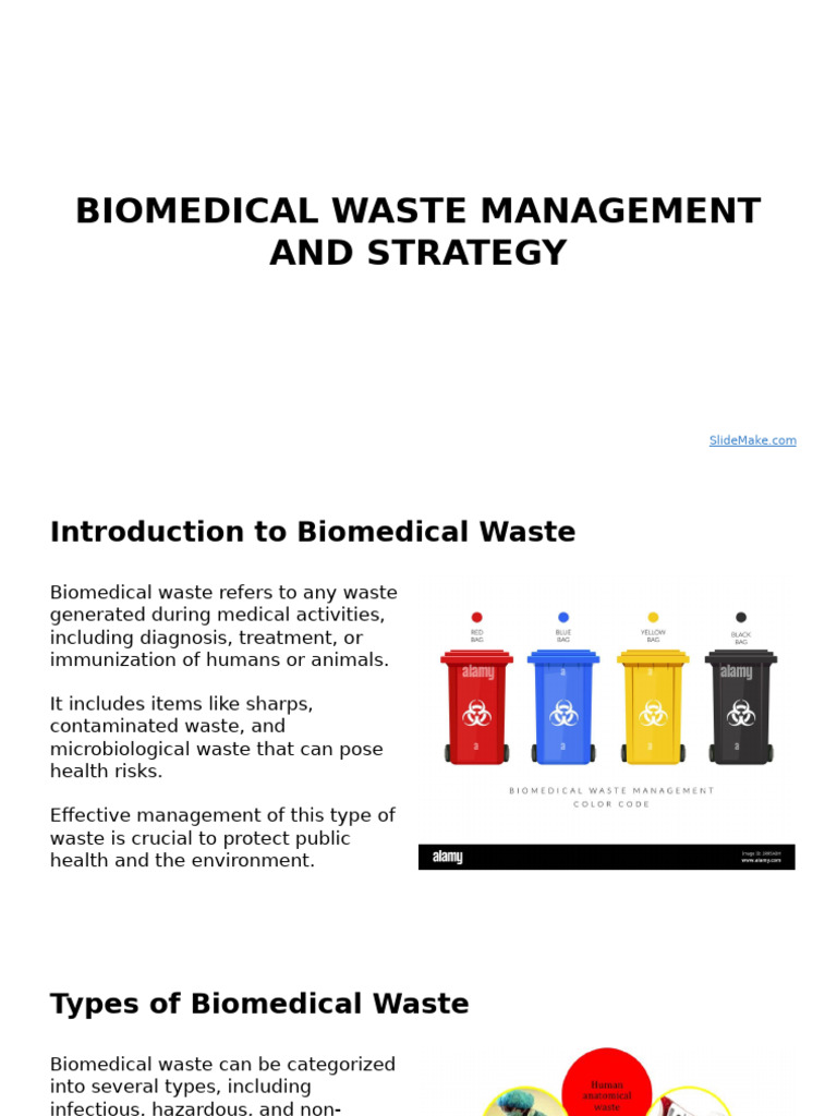Biomedical Waste Management Guide | PDF | Waste | Waste Management