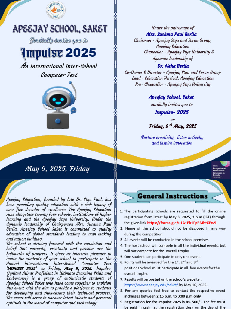 IMPULSE - 2025 Brochure PDF Format | PDF | Computing