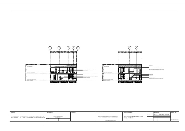 CADD 1 - SECTION PLANS - ALTABANO-Model | PDF | Civil Engineering ...