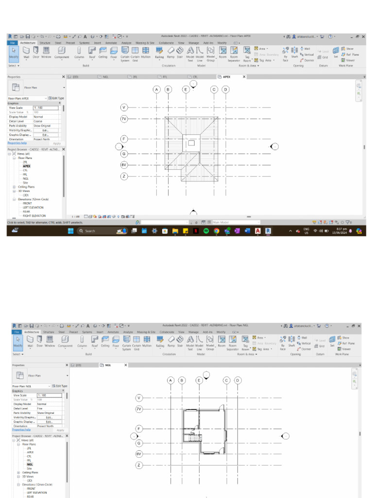 Cadd 2 - Revit Arch - Altabano | PDF