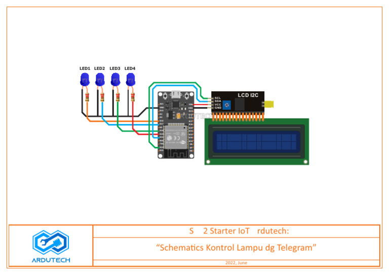 Skematik Kontrol Lampu DG Telegram | PDF