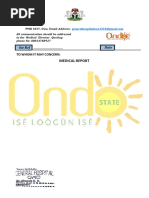 NYSC Medical Fitness Certificate Sample | PDF | Self-Improvement