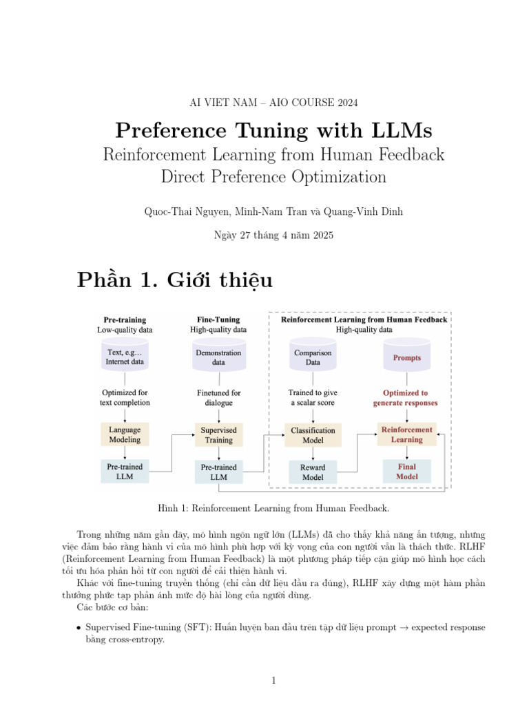 (Description) Preference Tuning LLMs RLHF DPO | PDF