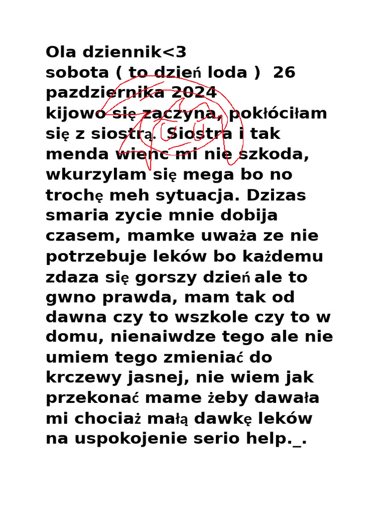 Ola dziennik | PDF