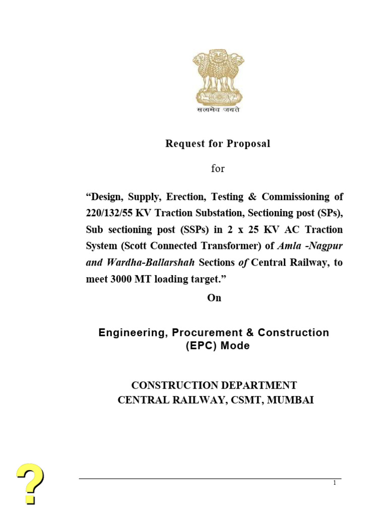 RFPDocument | PDF | Joint Venture | Consortium