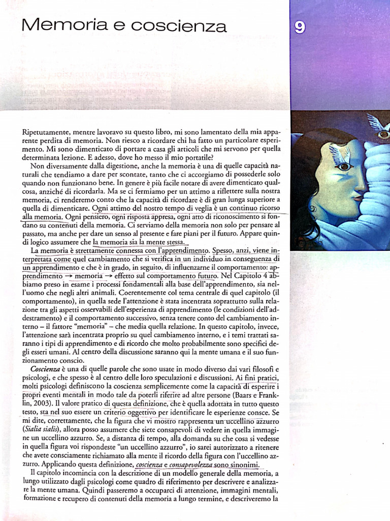 Capitolo 9 Psicologia | PDF