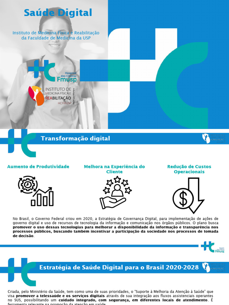 Saúde Digital no IMREA: Teleconsultas e Acessibilidade | PDF ...