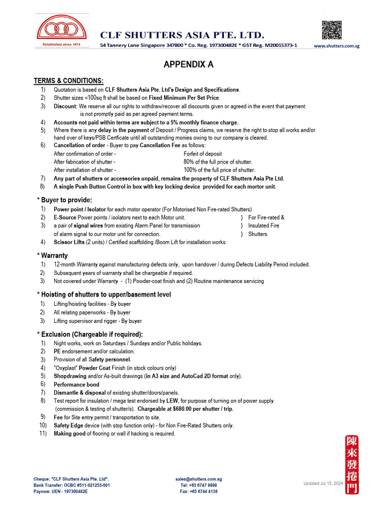 #1 Appendix A 15 Jul 2024 | PDF