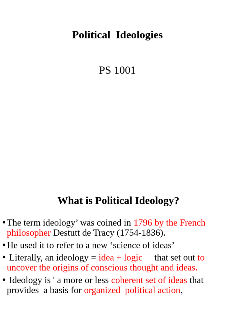 2. Political Ideologies | PDF | Ideologies | Socialism